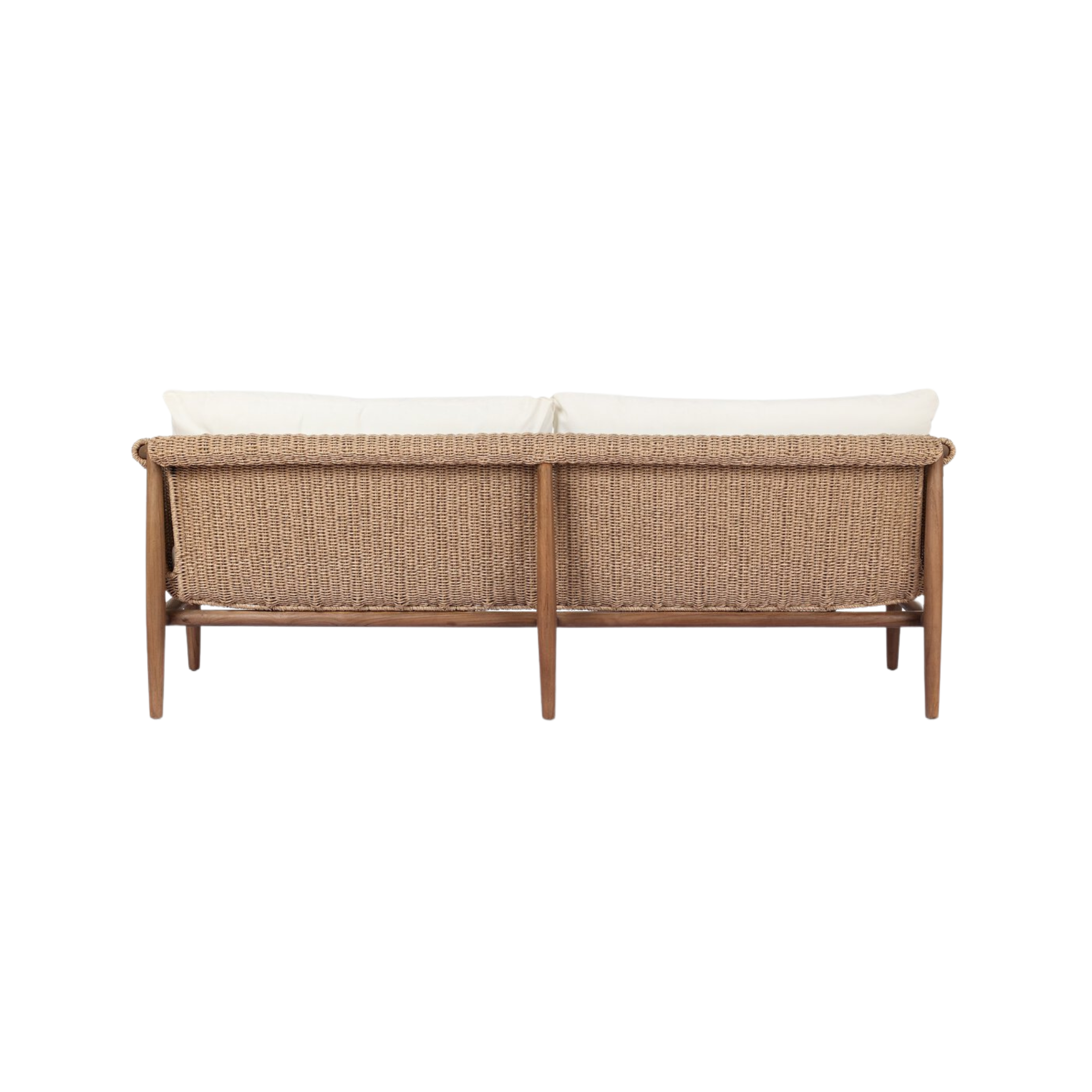 Woven Outdoor Sofa – Mayker Events